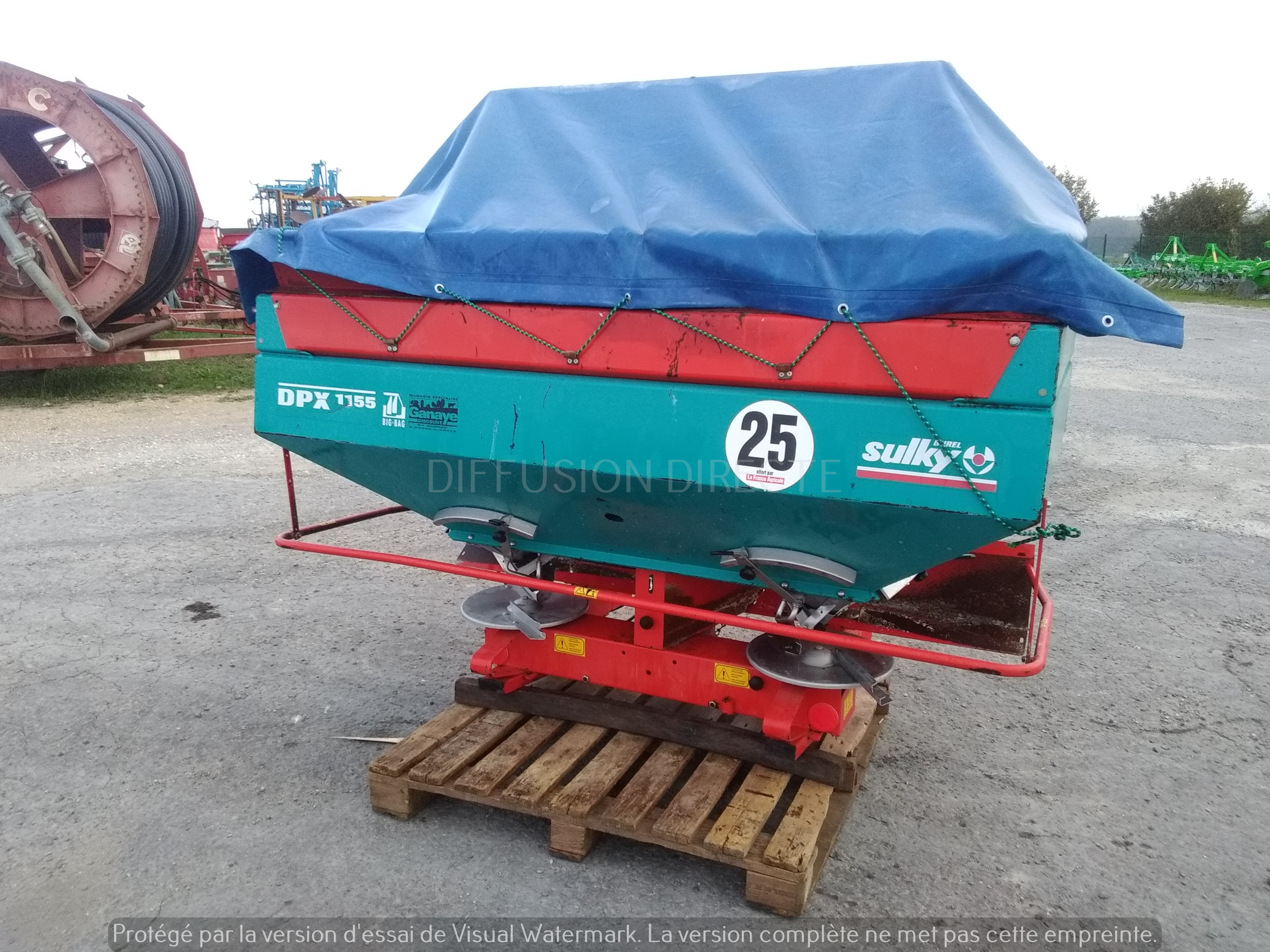 DISTRIBUTEUR D'ENGRAIS DPX 1155- SULKY | Diffusion Directe
